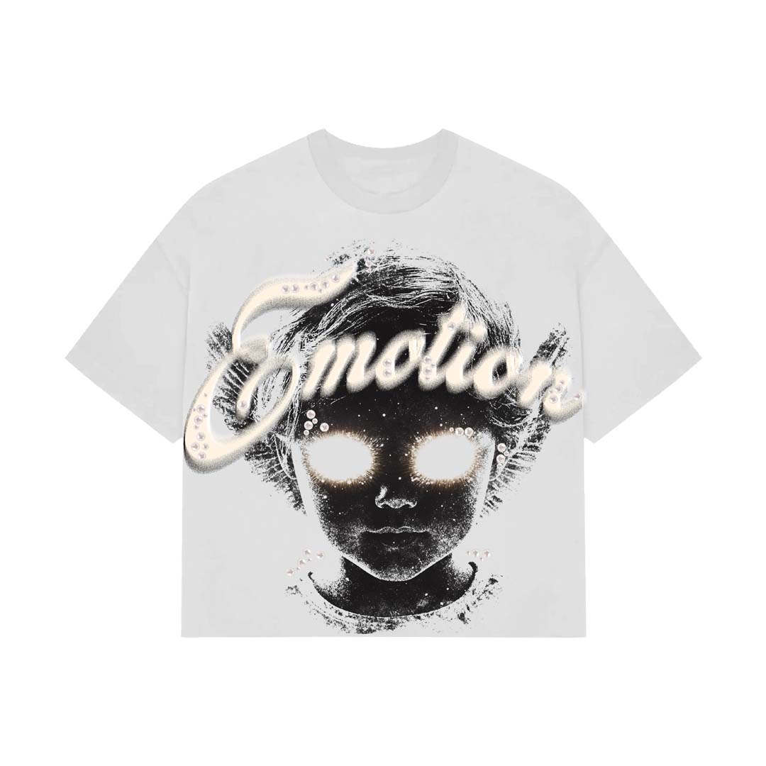 Mixed Emotions Pearl Cropped White Tee – NWAHYPE
